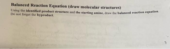 Solved Balanced Reaction Equation (draw molecular | Chegg.com