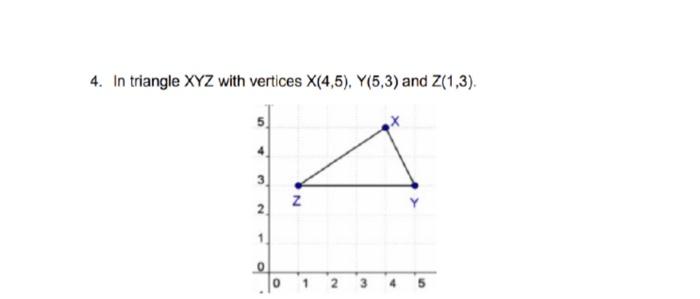 Solved find the altitude from vertex Z.find the are of the | Chegg.com