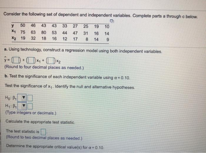 Solved Consider the following set of dependent and | Chegg.com