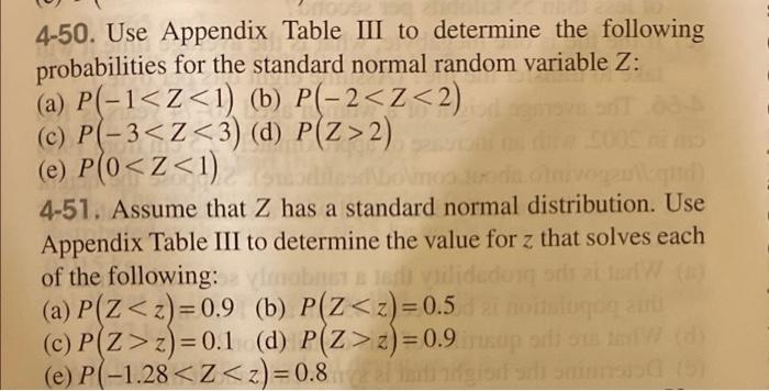 Solved 2)=PIZS) TABLE. III Cumulative Standard Normal | Chegg.com