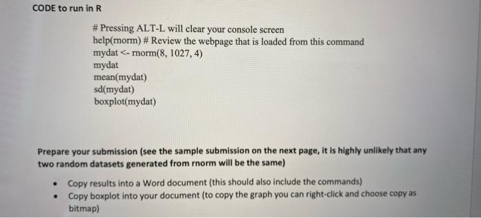 Solved NEED HELP WITH THIS. DO IT IN R LANGUAGE. PLEASE | Chegg.com