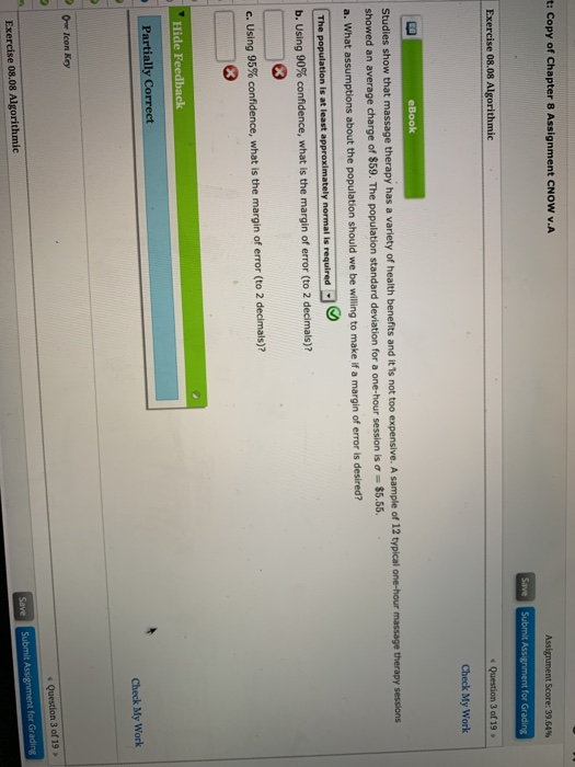 Solved t: Copy of Chapter 8 Assignment CNOW v.A Assignment | Chegg.com