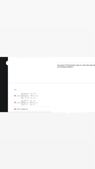 Solved Thone Cevedury 4.1In exercises 37-39, determine | Chegg.com