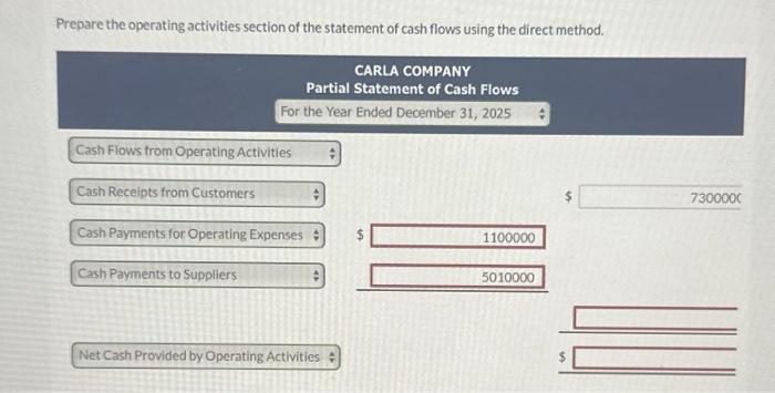 Solved The income statement of Carla Company is shown below. | Chegg.com