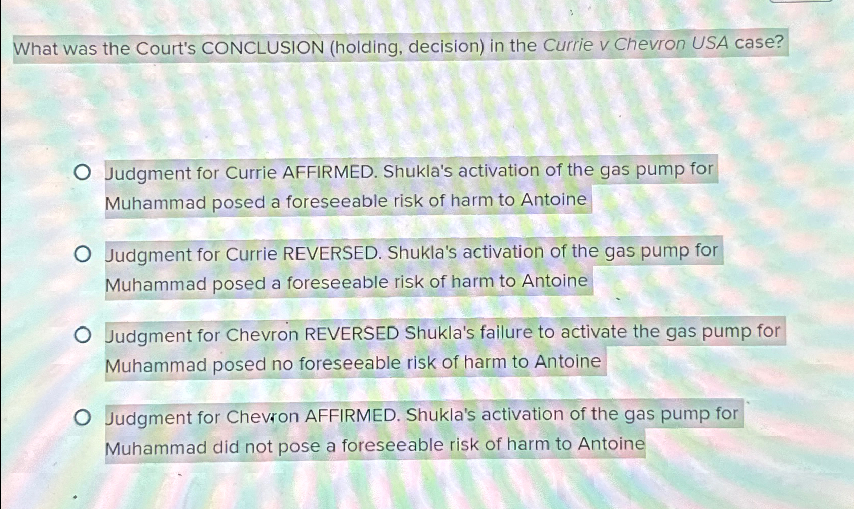 Solved What was the Court's CONCLUSION (holding, ﻿decision) | Chegg.com