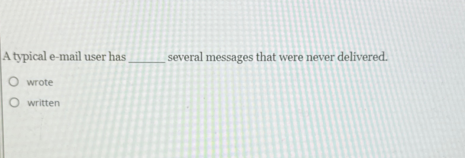 Solved A typical e-mail user has several messages that were | Chegg.com