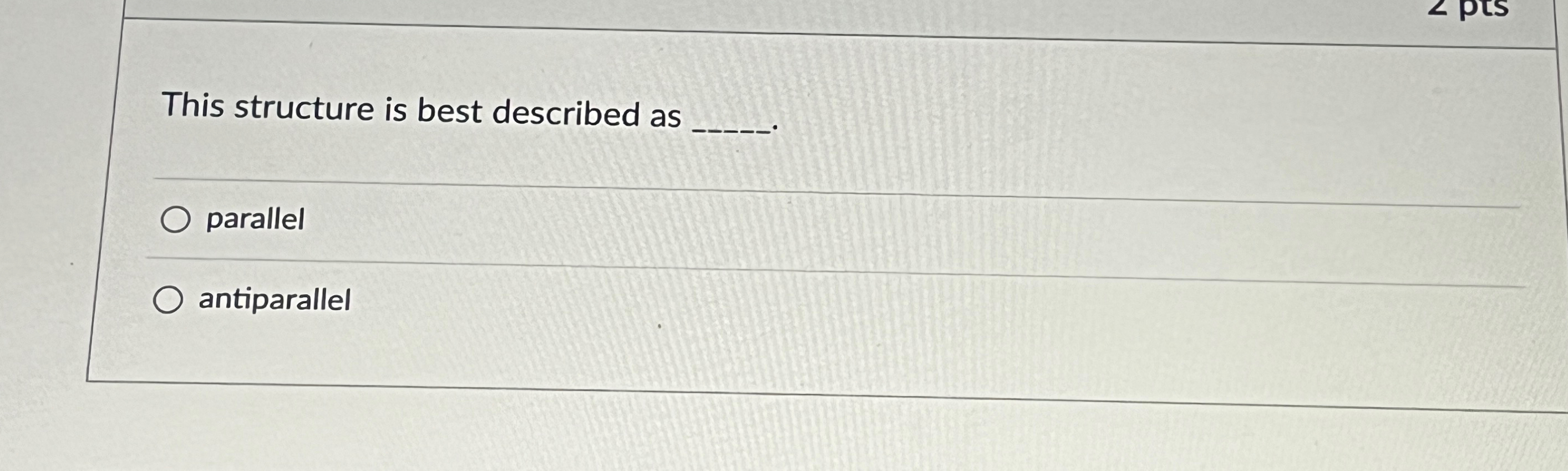 Solved This structure is best described | Chegg.com
