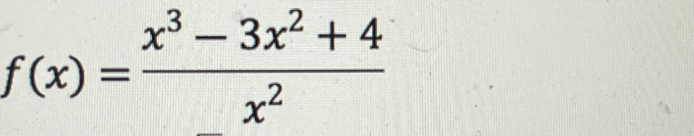 Solved Find the derivative f(x)=x3-3x2+4x2 | Chegg.com