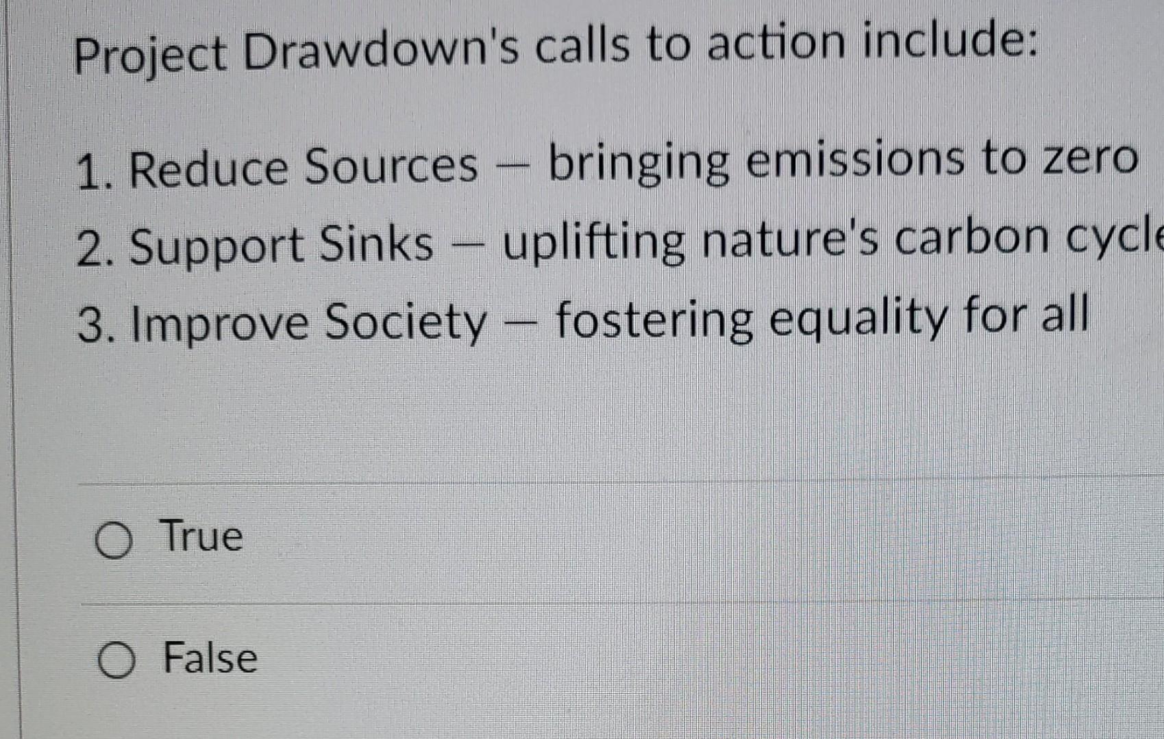 Solved Of the 100 solutions for reversing global warming | Chegg.com