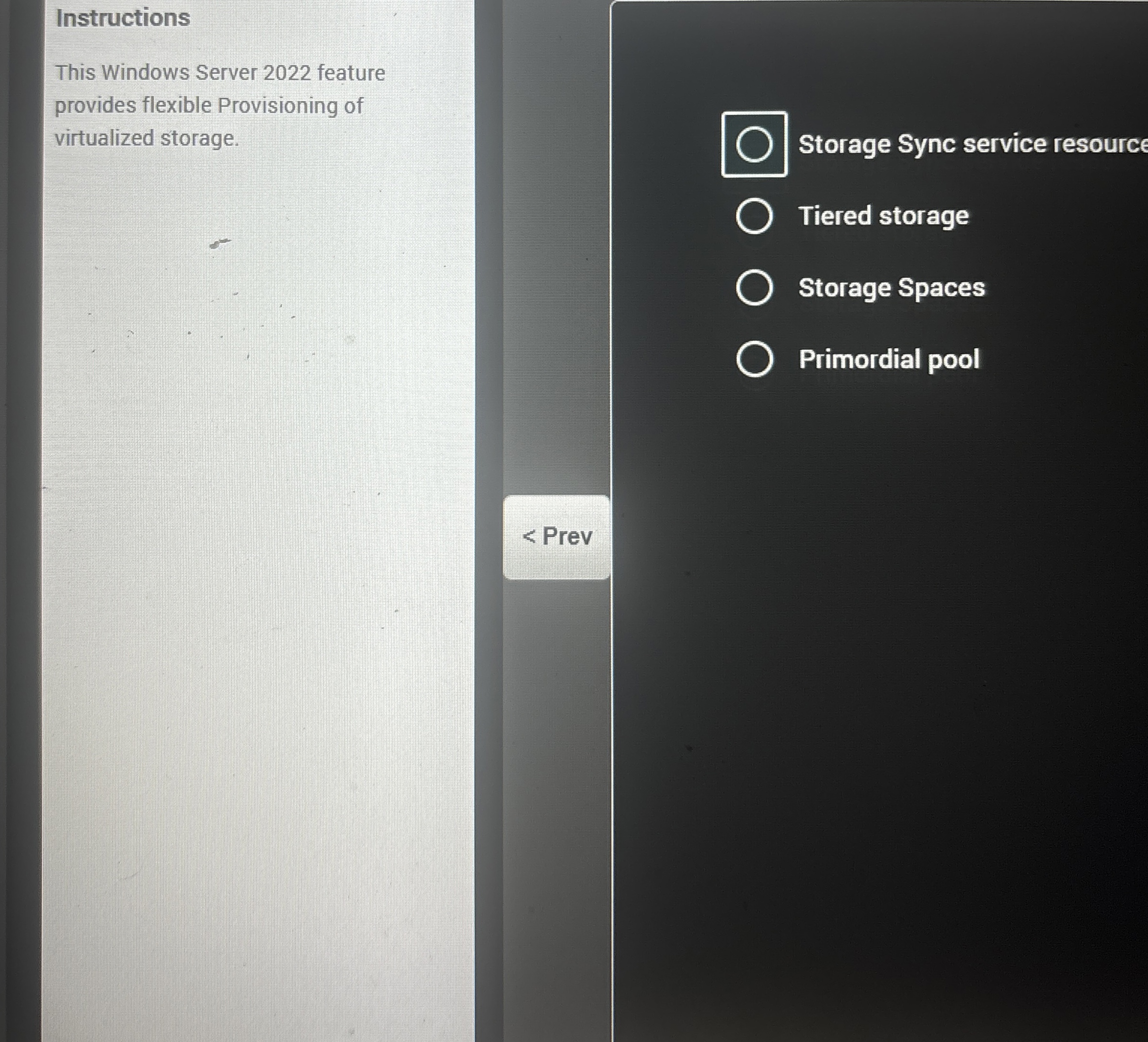 InstructionsThis Windows Server 2022 ﻿feature | Chegg.com