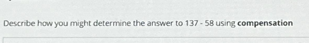 Solved Describe how you might determine the answer to | Chegg.com