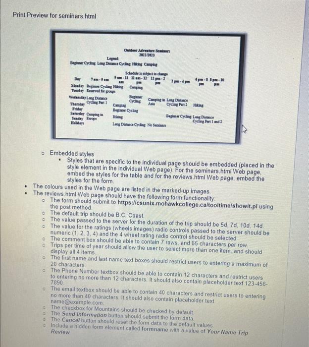 Solved Using HTML and CSS I need this to be created. All | Chegg.com