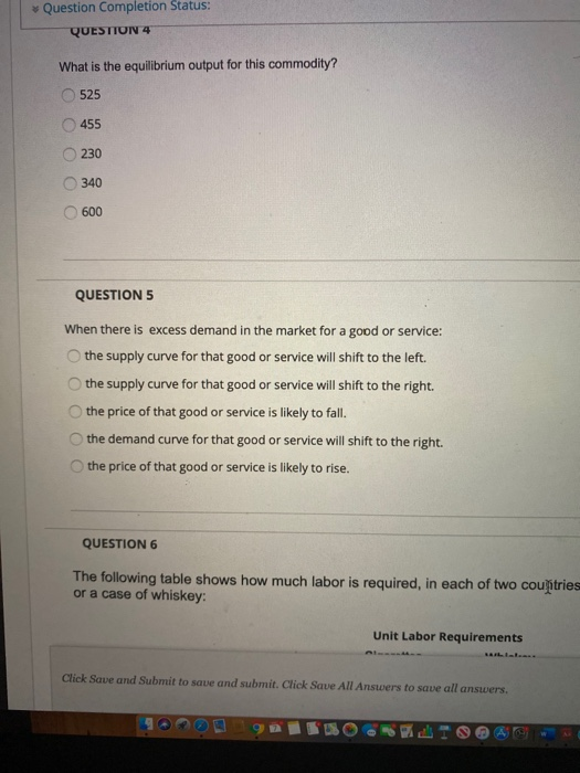 Solved *Question Completion Status: QUESTION 4 What is the | Chegg.com