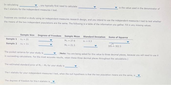 Solved 5. Differentiating pooled variance and the estimated | Chegg.com