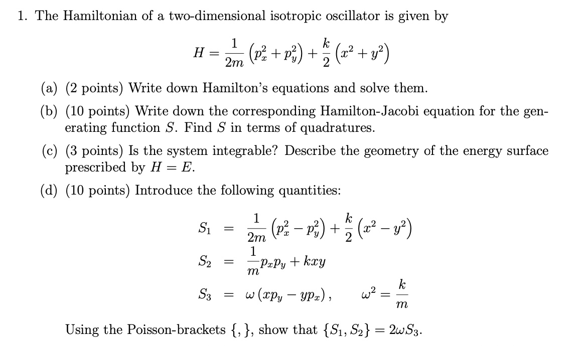 Solved (b) (10 ﻿points) ﻿Write down the corresponding | Chegg.com