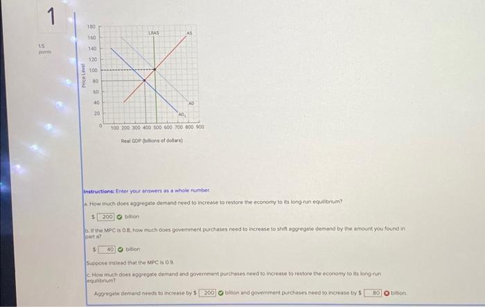 Solved instractions: Eriter your answer as a whole number, | Chegg.com