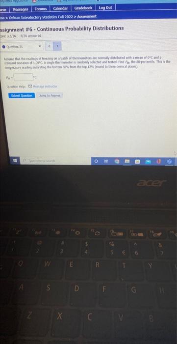 signment $6 - Continuous Probability Distributions | Chegg.com