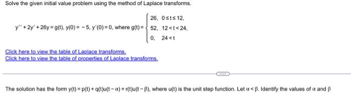 Solve the given initial value problem using the | Chegg.com