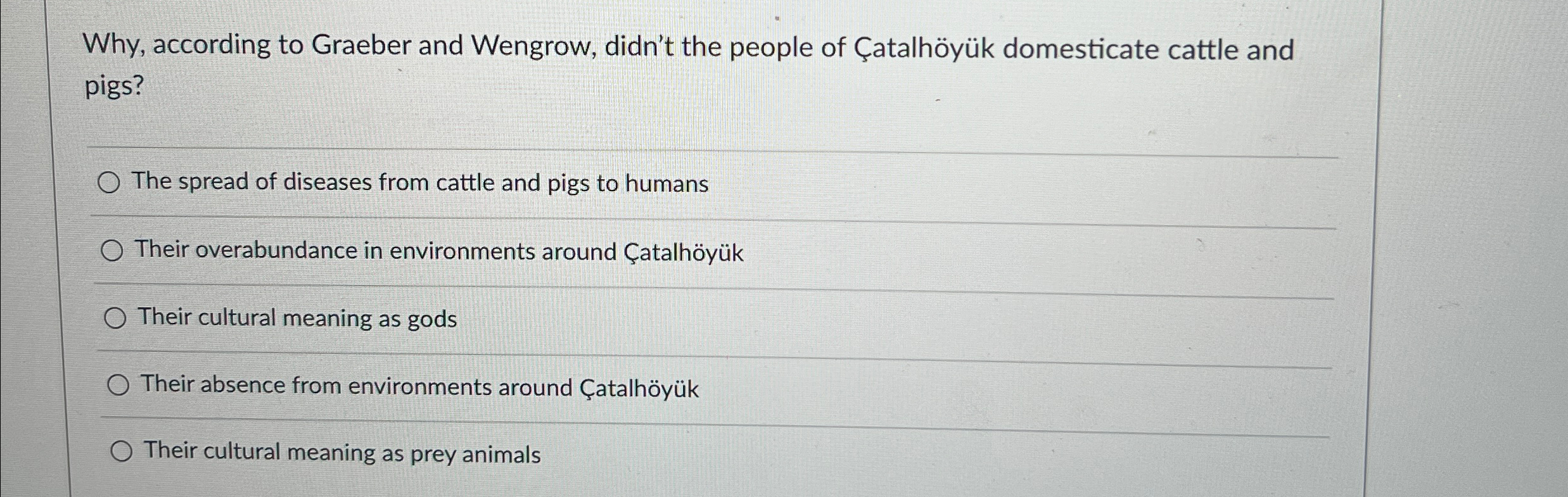 Solved Why, according to Graeber and Wengrow, didn't the | Chegg.com