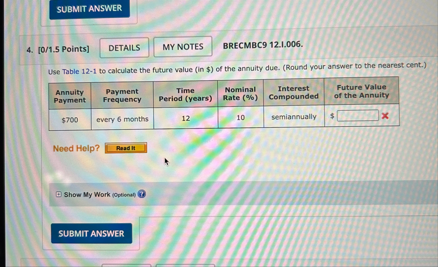 Solved [0/1.5 ﻿Points]BRECMBC9 12.I.006.Use Table 12-1 ﻿to | Chegg.com