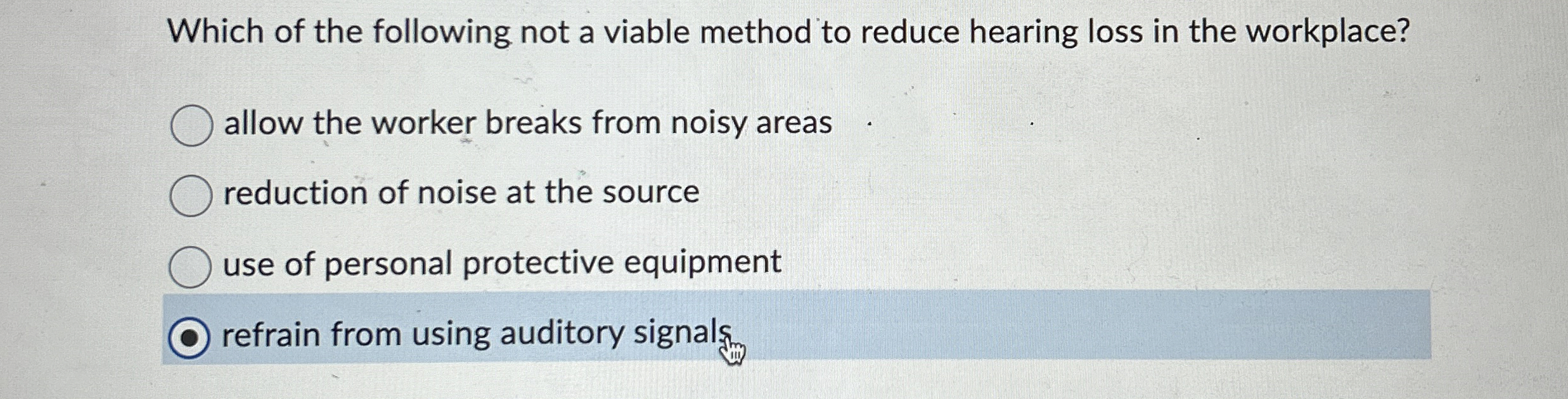 Solved Which of the following not a viable method to reduce | Chegg.com