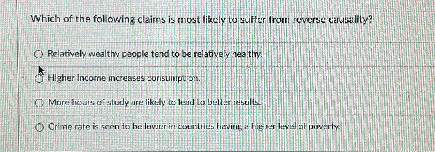 Solved Which of the following claims is most likely to | Chegg.com Solved Which of the following claims is most likely to | Chegg.com