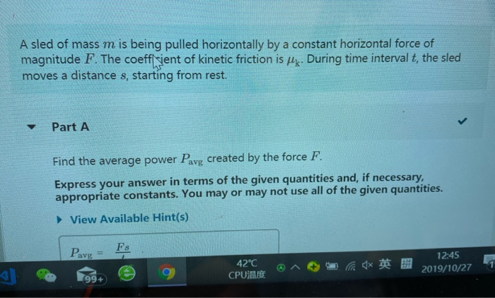 Solved ( ) A Review Constants "Let us now | Chegg.com