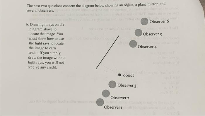 Solved Select all of the observers that will be able to see | Chegg.com