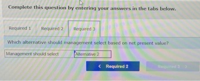 Solved Problem 24-6A (Algo) Net present value of alternate | Chegg.com