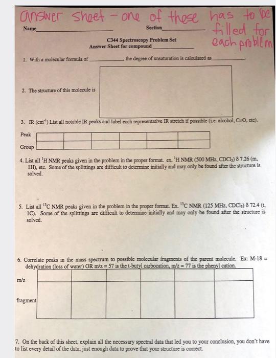 Solved Compound 65 is a solid (melting point 170.199) that | Chegg.com