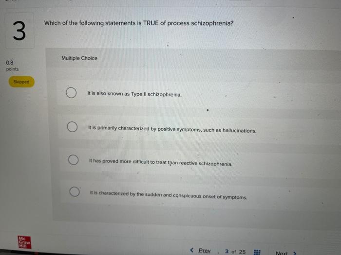 Solved The predisposition model of schizophrenia suggests | Chegg.com