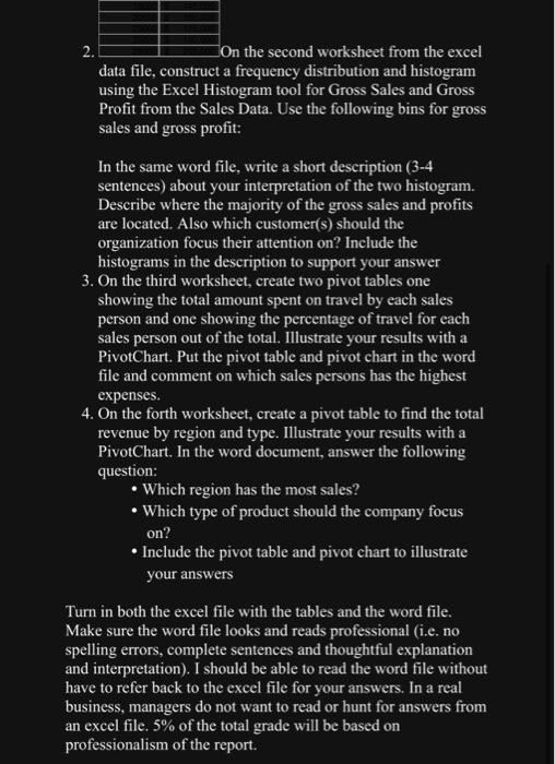 Lodule Excel Assignment \#2 omplete the following | Chegg.com