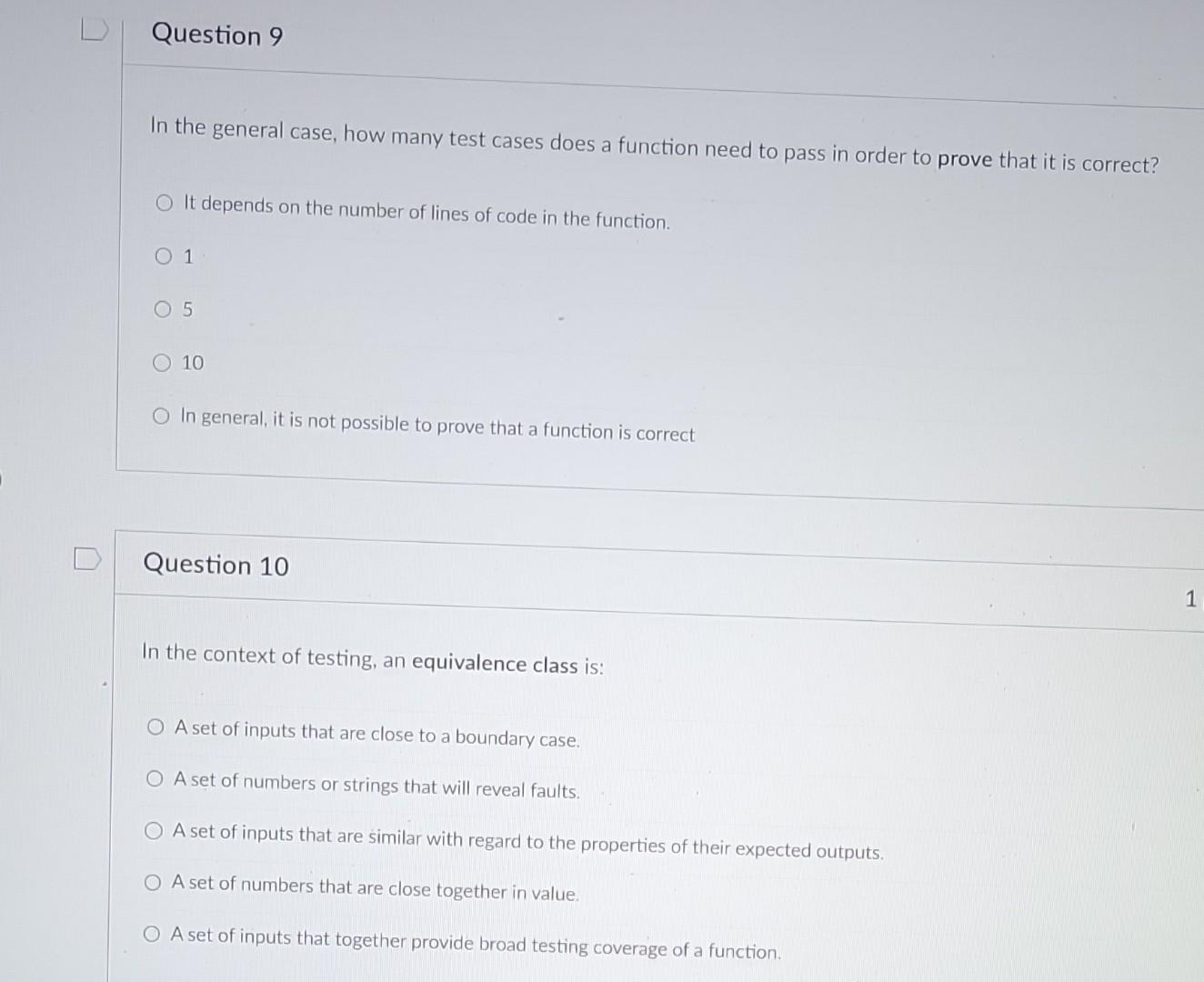 Solved Question 7 Consider the function interface | Chegg.com