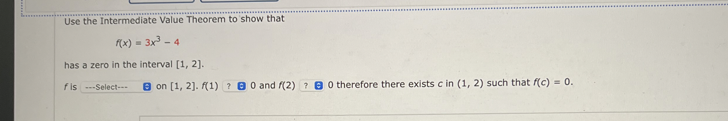Solved Use the Intermediate Value Theorem to show | Chegg.com