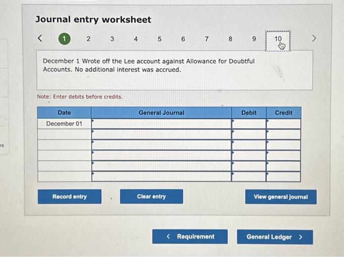 Solved Journal entry worksheet 2 Note: Enter debits before | Chegg.com