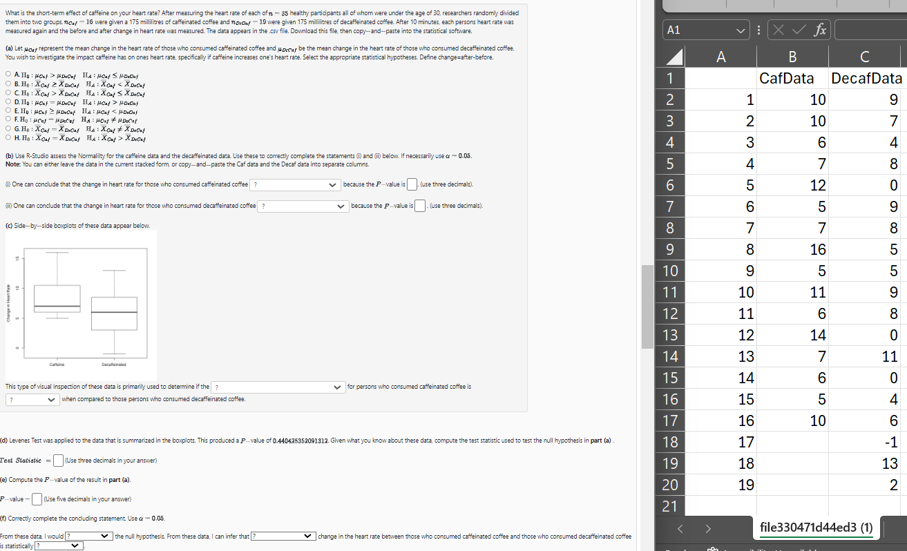 Solved measured again and the before and after change in | Chegg.com