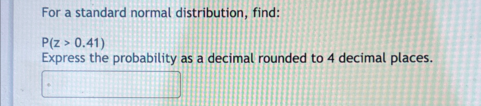 Solved For a standard normal distribution, | Chegg.com