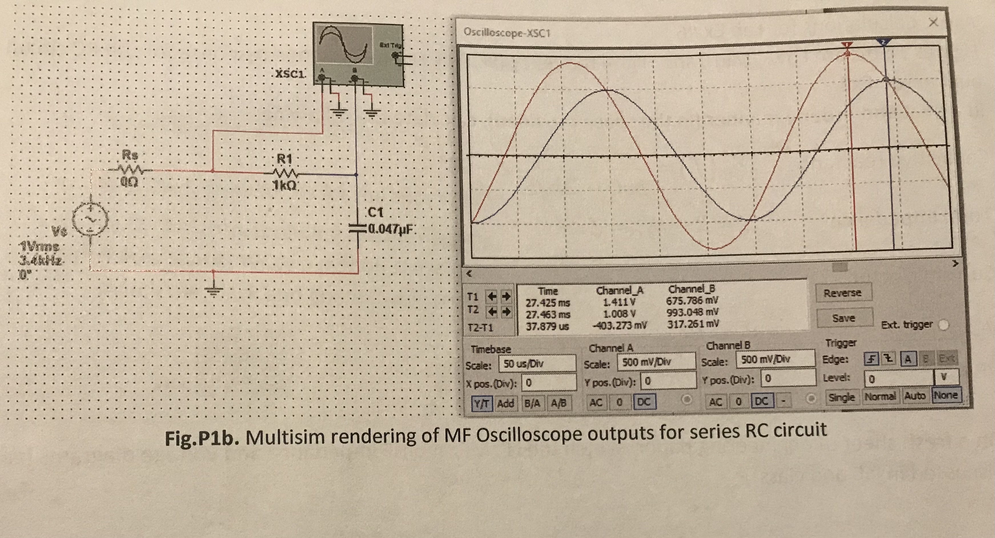 Solved Using the values on the multisim attached, sketch and | Chegg.com