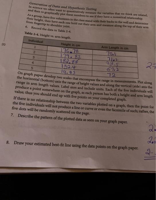 Solved 20 2 Generation of Data and Hypothesis Testing and | Chegg.com