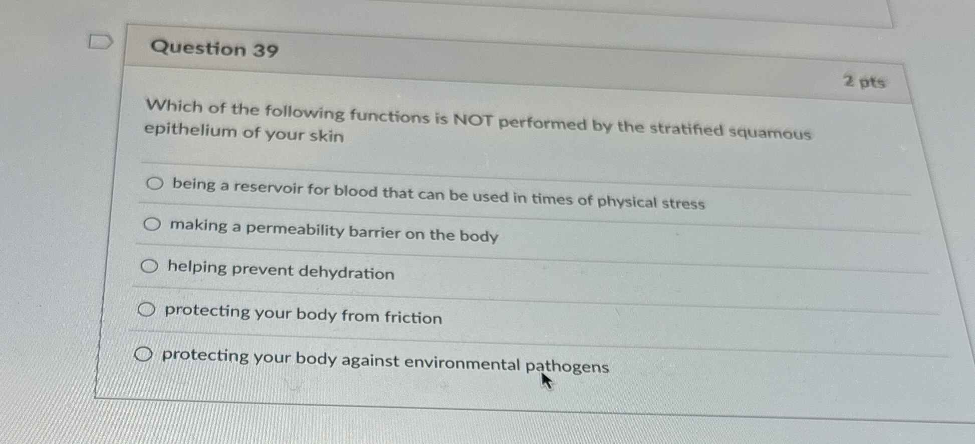 Solved Question 392 ﻿ptsWhich of the following functions is | Chegg.com