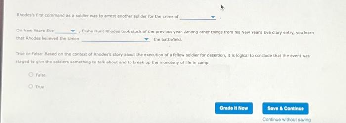 11. The diary of Elisha Hunt Rhodes Elisha Hunt | Chegg.com