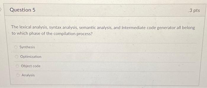 Solved A stream of characters from the source code that | Chegg.com