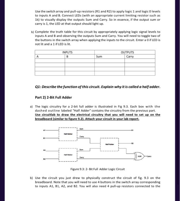 Solved Combinational Logic In This Lab We Will Investigate