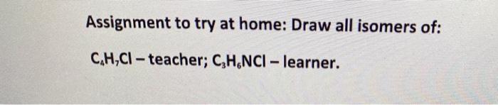 Solved Using DOU for drawing constructional isomers. | Chegg.com