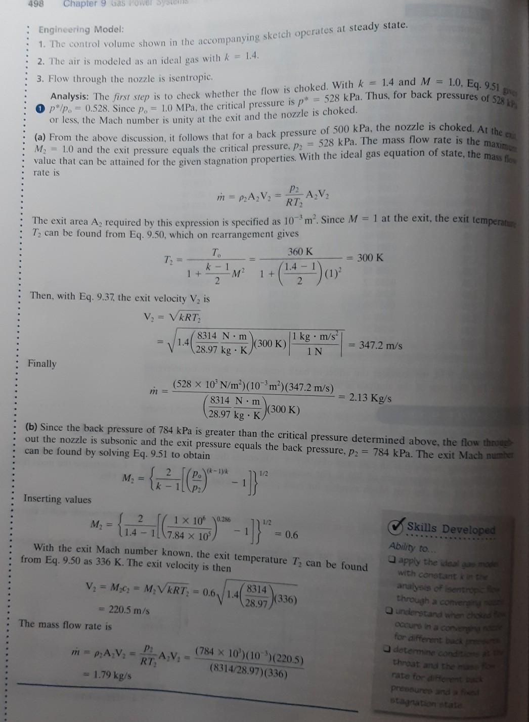 Solved #1 Steam expands isentropically through a converging | Chegg.com