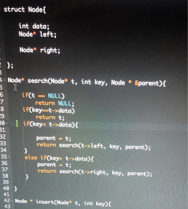 Solved C++Im trying to implement the insert function in the | Chegg.com