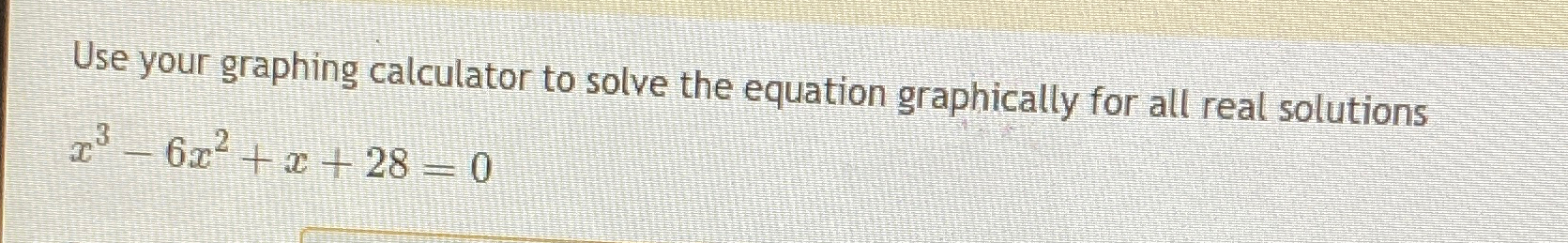 Solved Use your graphing calculator to solve the equation | Chegg.com