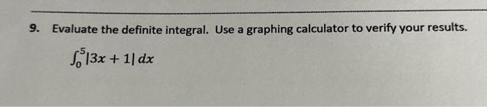 Solved Evaluate the definite integral. Use a graphing | Chegg.com
