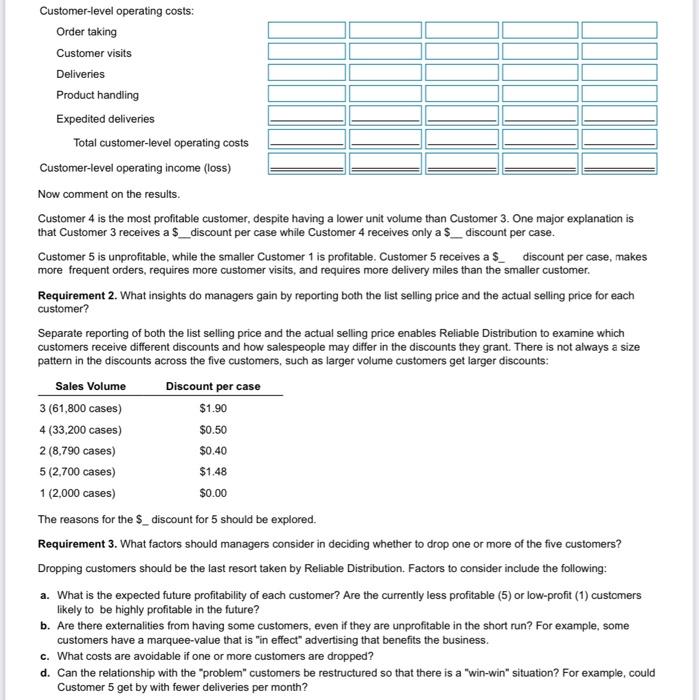 Solved pure paper delivery has decided to analyze the | Chegg.com