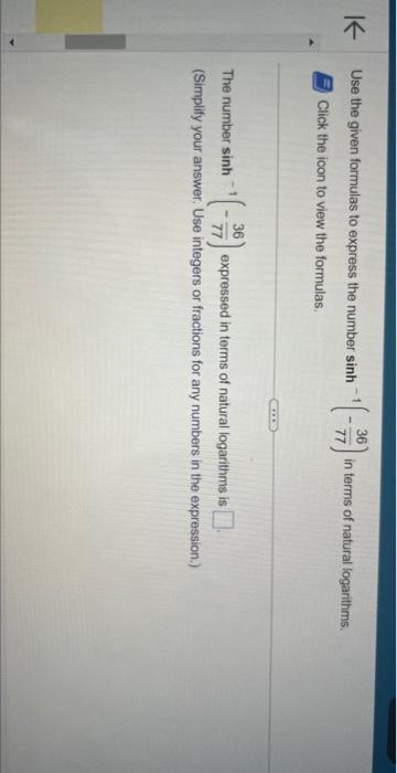 Solved Use the given formulas to express the number | Chegg.com